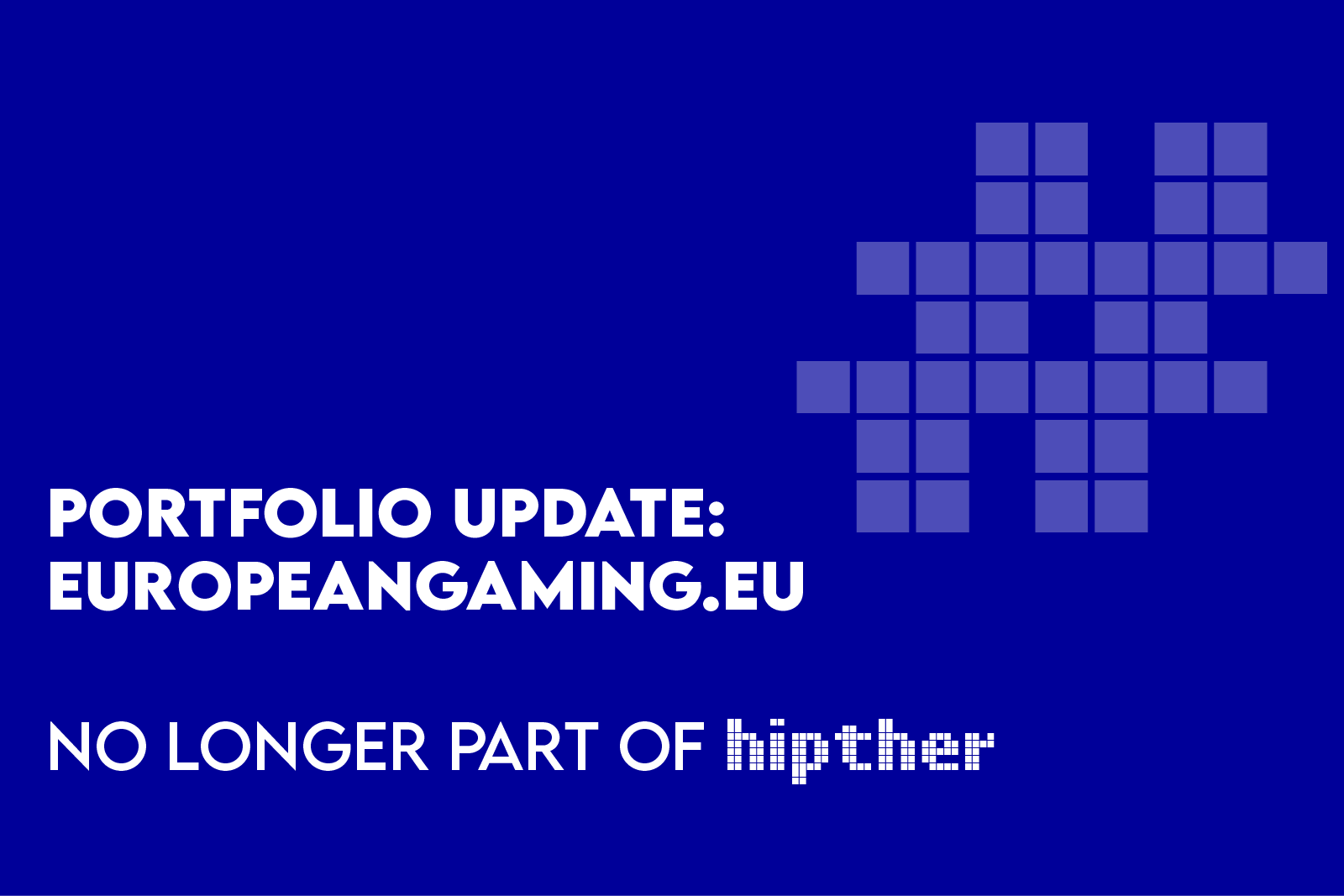 HIPTHER Confirms Removal of EuropeanGaming.eu from Its Portfolio ...