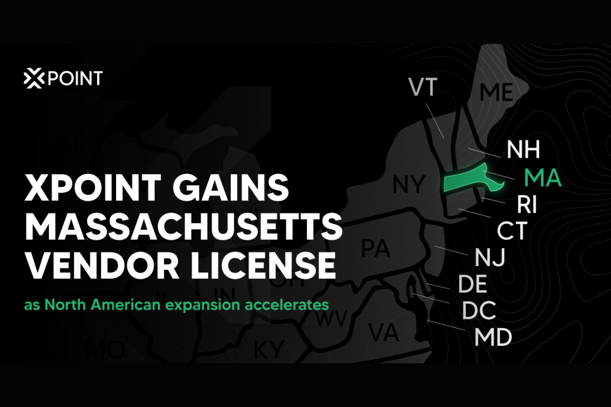 Xpoint Secures Massachusetts Vendor License for Betting