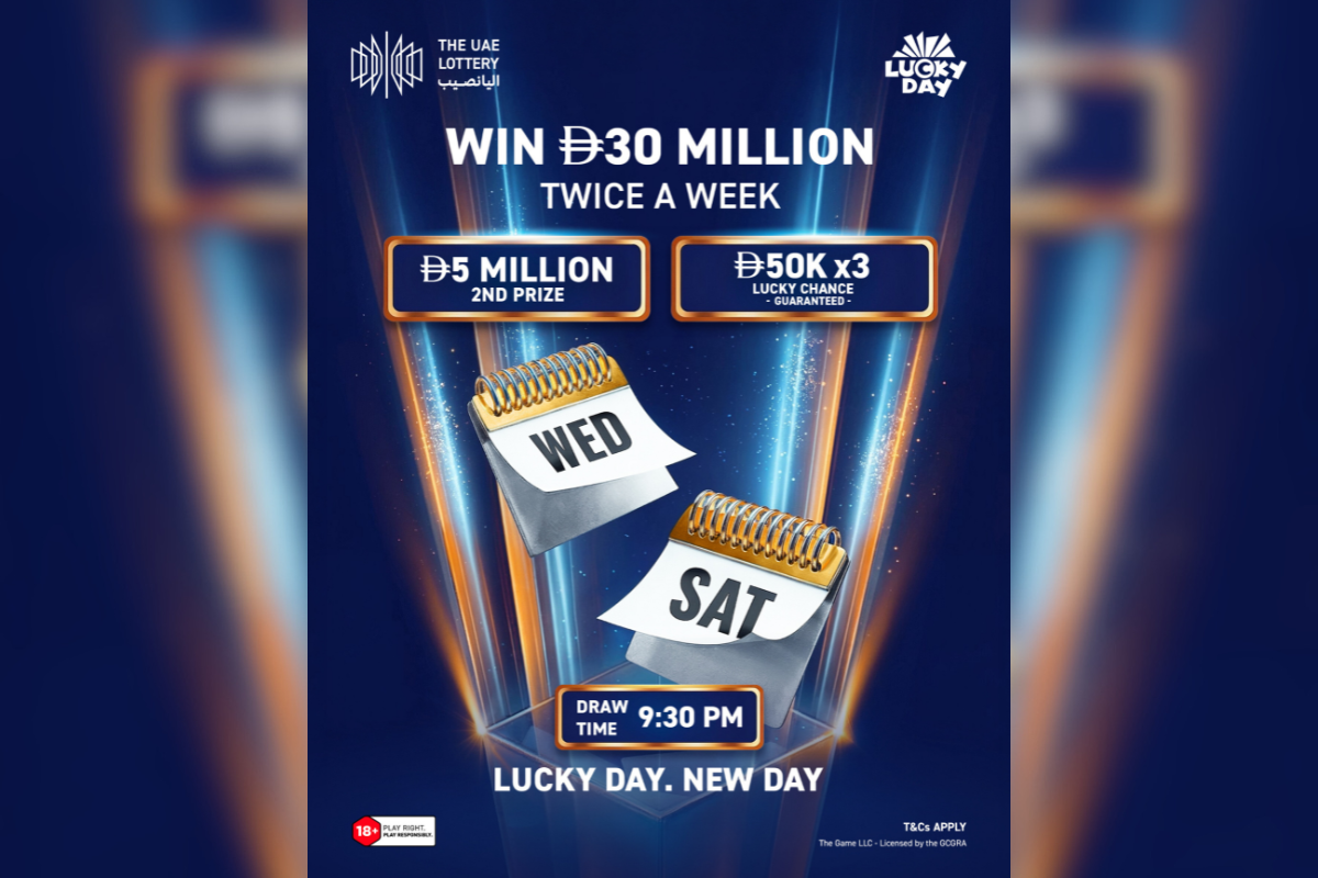 Lucky Day: Win AED 30M Twice Weekly