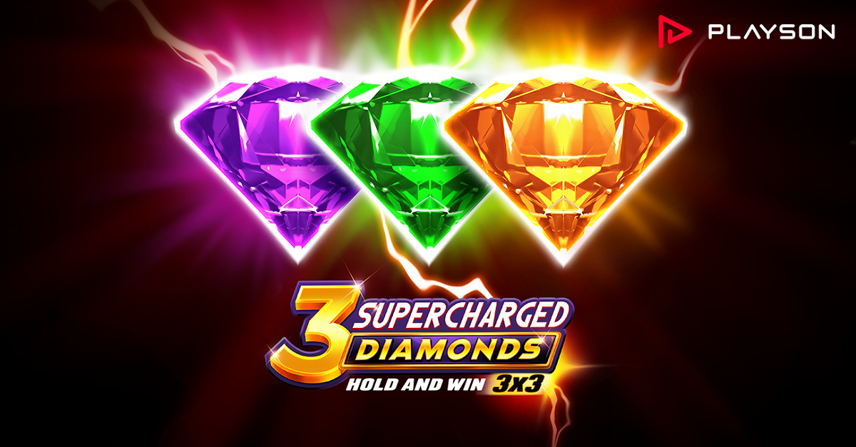 Playson releases 3 Supercharged Diamonds: Hold and Win slot - EE Gaming ...
