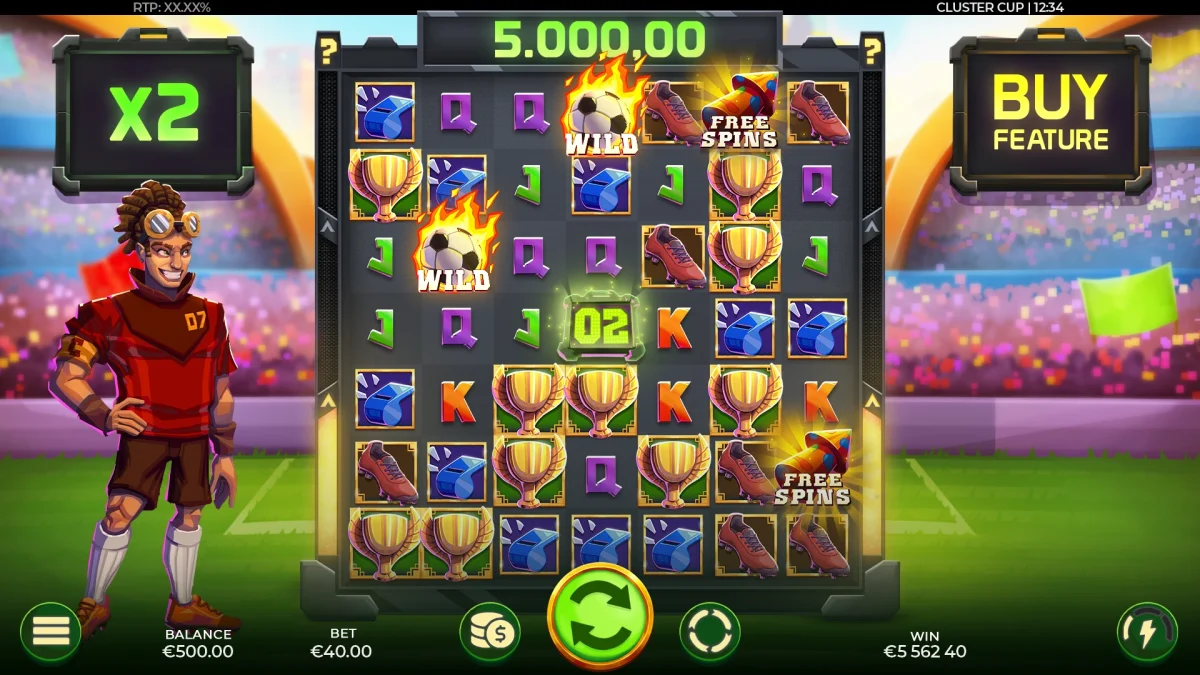 Caleta Gaming launches Cluster Cup high-volatility football-themed slot ...